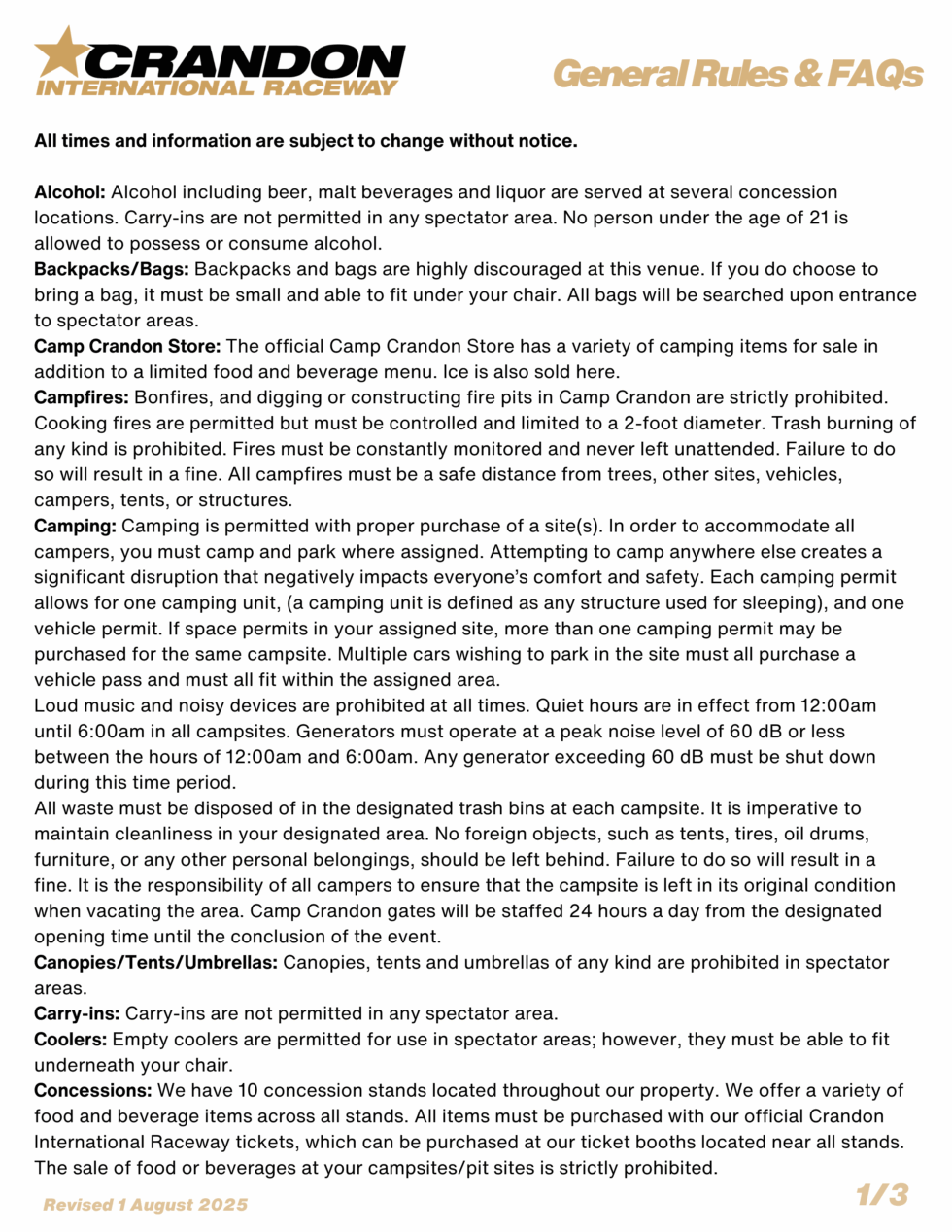 Purchase Tickets | Crandon International Raceway | Crandon, WI